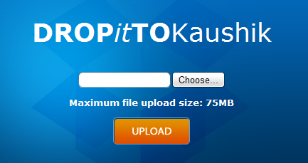 DropItToMe: Securely receive files from anyone to your Dropbox account